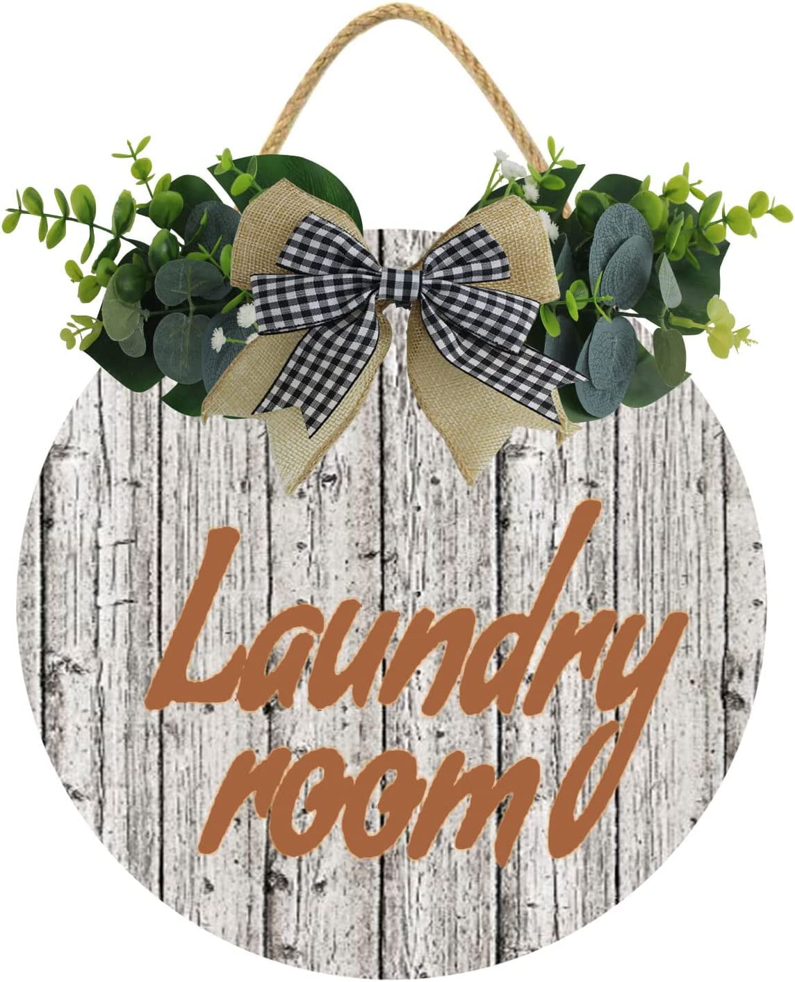 Eveokoki 11" Laundry Room Door Sign Hanging Laundry Sign,Laundry Signs ...