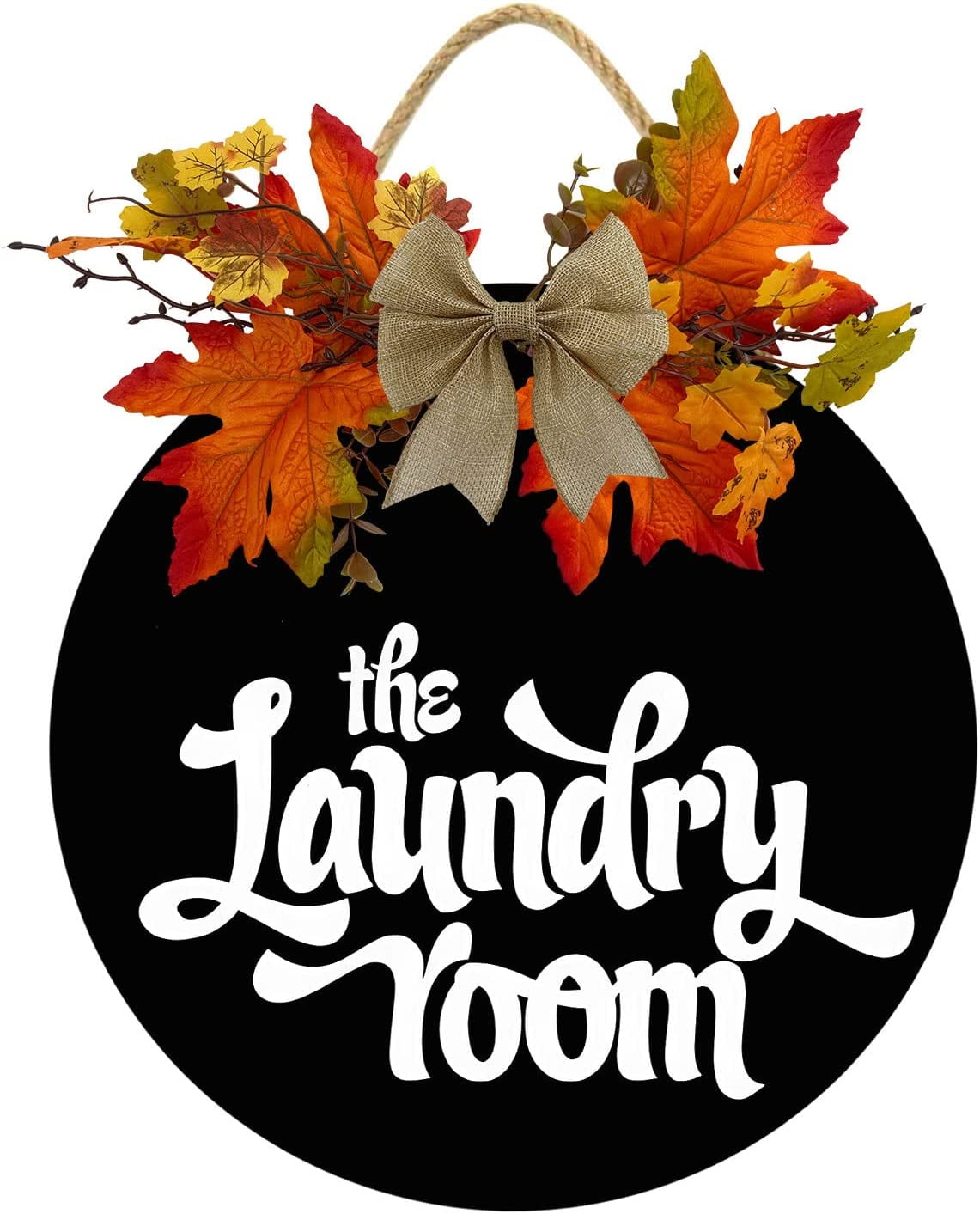 Eveokoki 11" Laundry Sign Wash Dry Fold Laundry Sign - Rustic Farmhouse ...