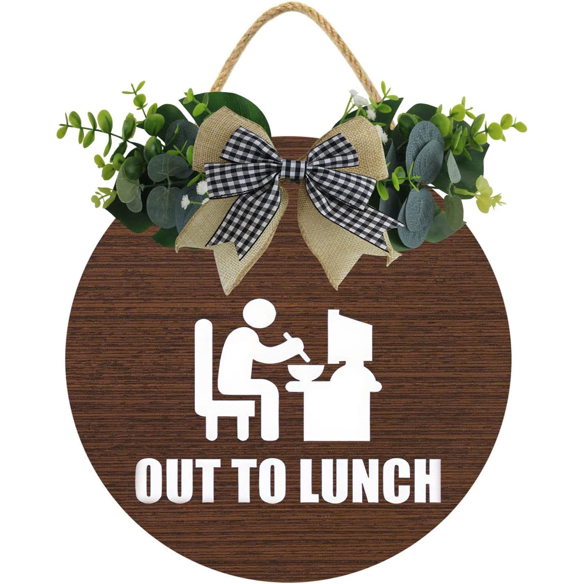 Out To Lunch Sign For Office Door