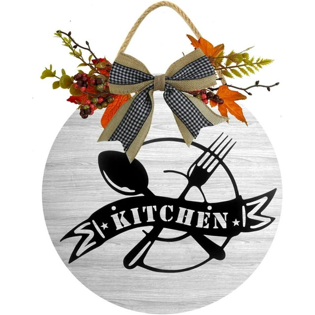 Eveokoki 11" Sign, Wood Kitchen Sign,The Heart of Home, Kitchen Signs ...