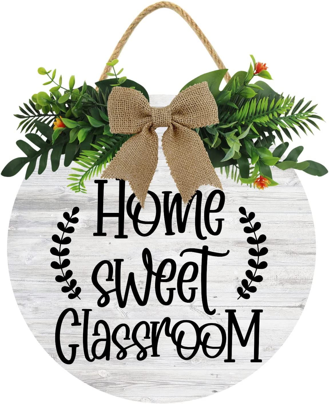 Eveokoki 11" Vintage Wood Sign Home Sweet Classroom,Classroom Decor ...