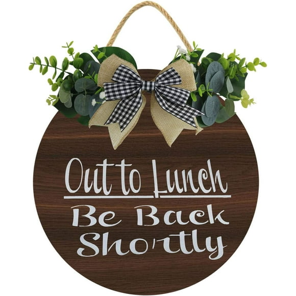 Out To Lunch Signs