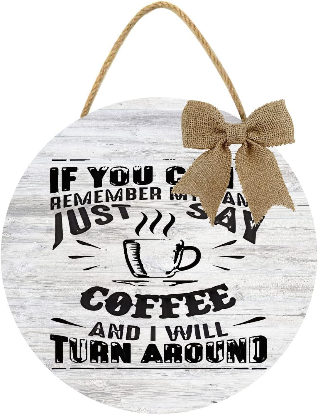 Eveokoki 12" Coffee Bar Wall Signs Decor, If You Can T Remember My Name ...