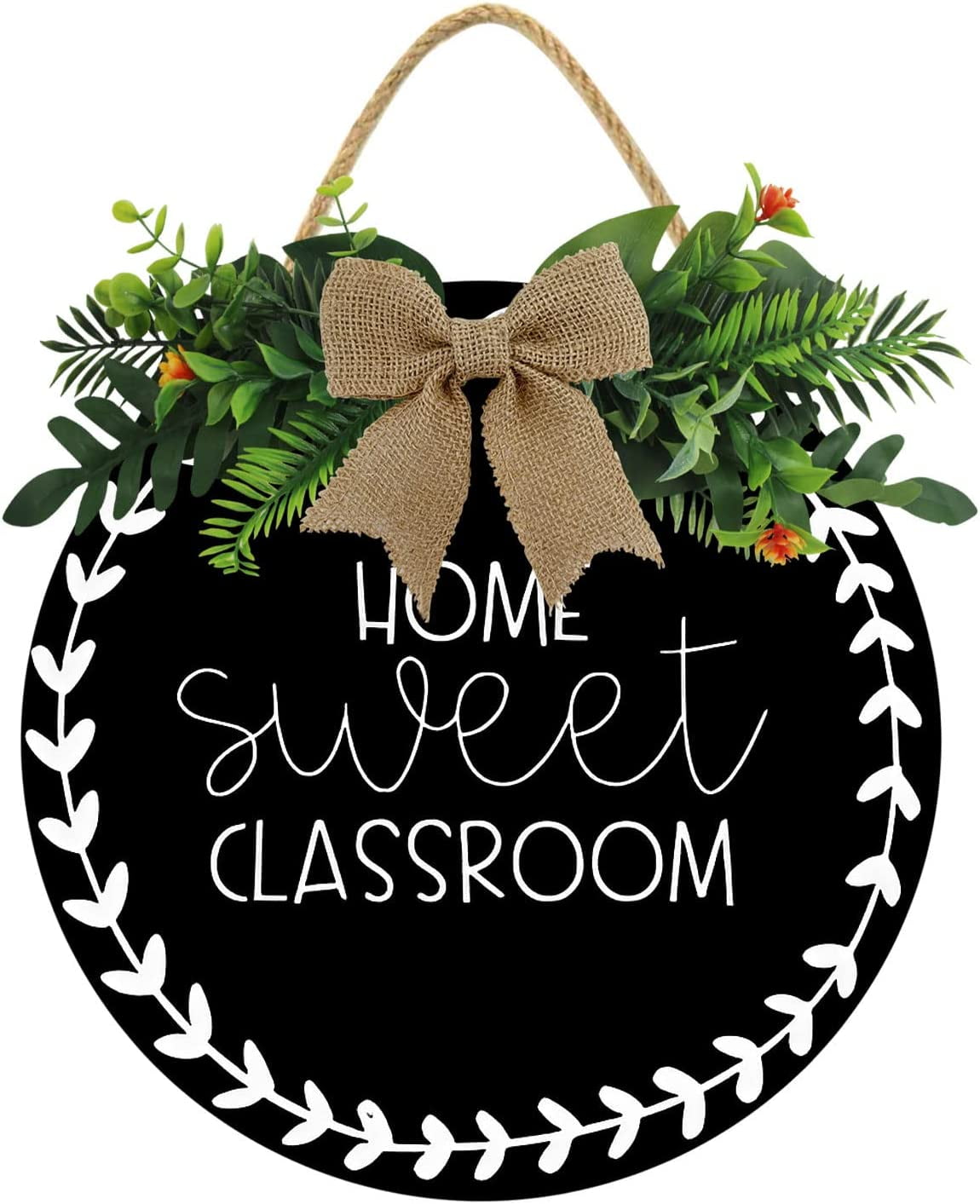 Eveokoki 12" Home Sweet Classroom Sign,Teacher Sign,Personalized Sign ...