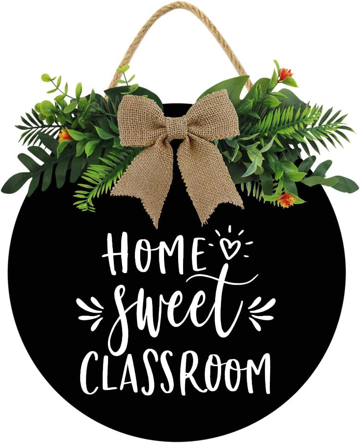 Eveokoki 12" Home Sweet Classroom Wood Sign,Teacher Decor,Classroom ...