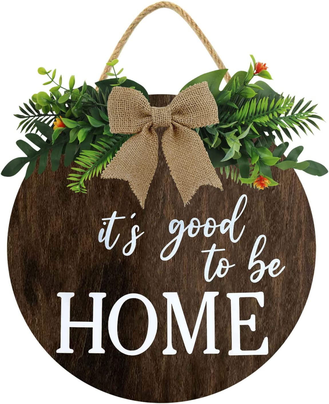 Eveokoki 12" It Is Good To Be Home Sign for Front Door Front Door Decor ...