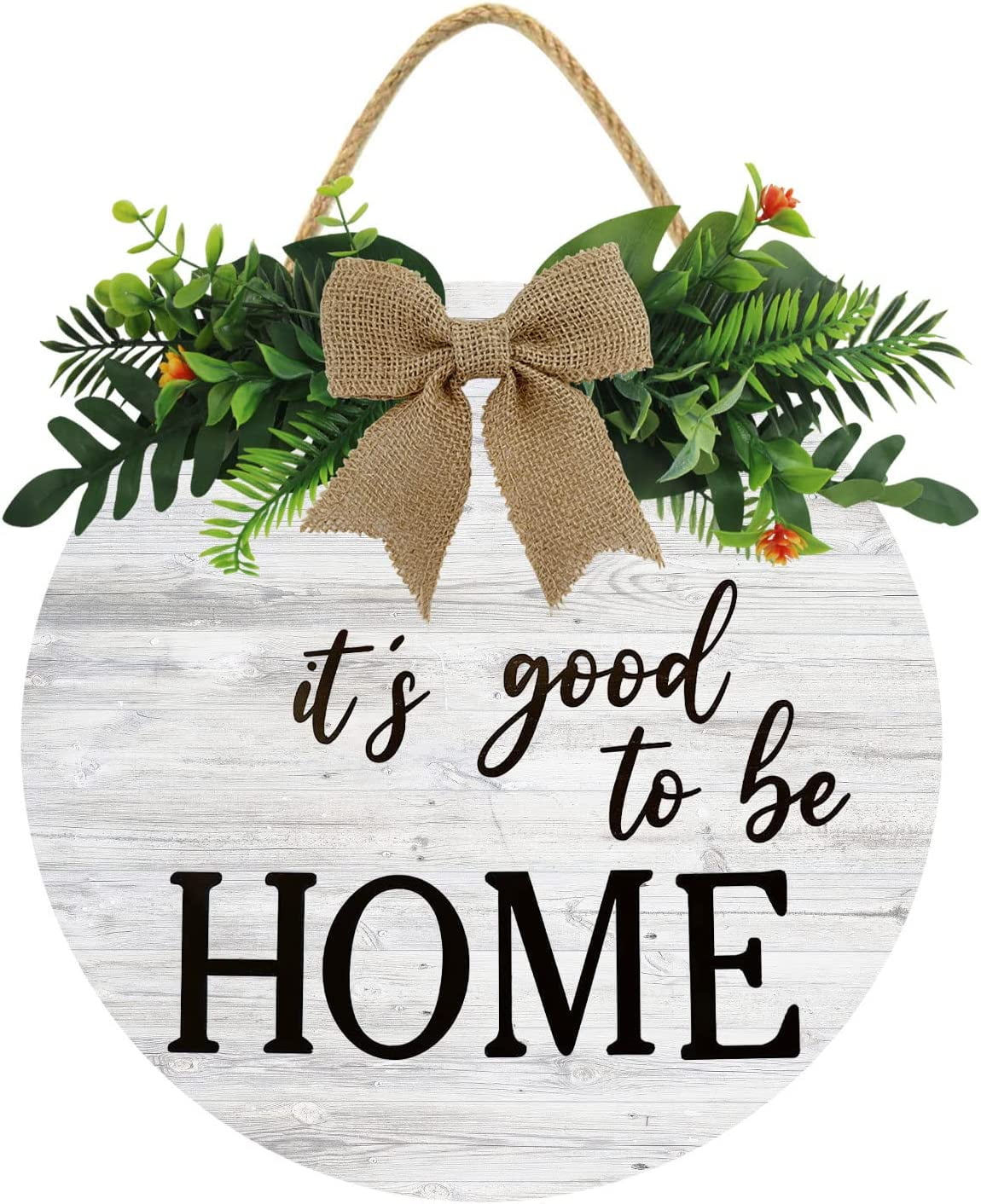 Eveokoki 12" It Is Good To Be Home Sign for Front Door Front Door Decor ...