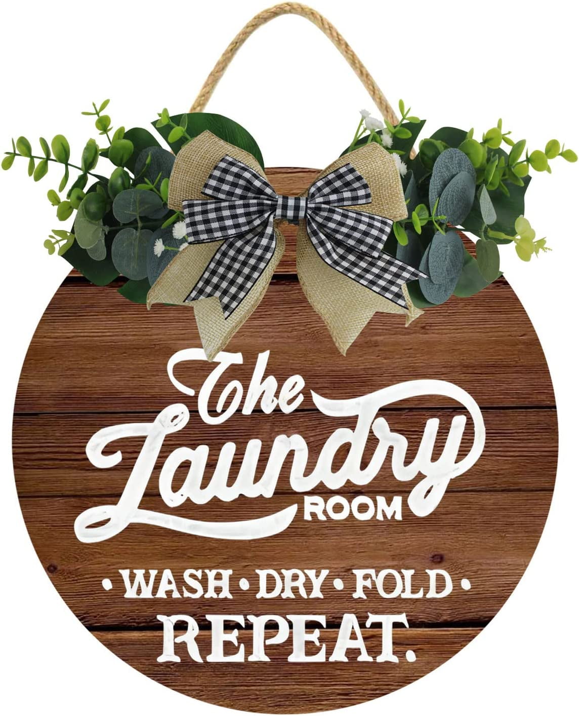 Eveokoki 12" Laundry Room Sign, Wall Art, Cleaning Sign, Laundry Room ...