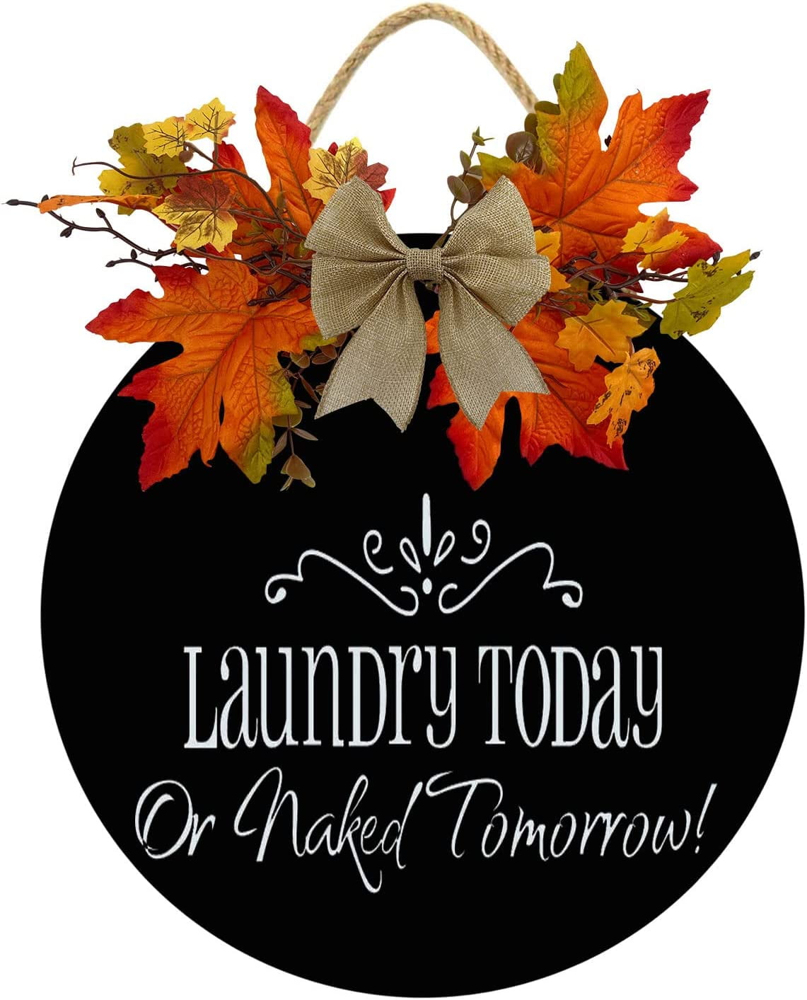 Eveokoki 12" Laundry Sign Wash Dry Fold Laundry Sign - Rustic Farmhouse ...