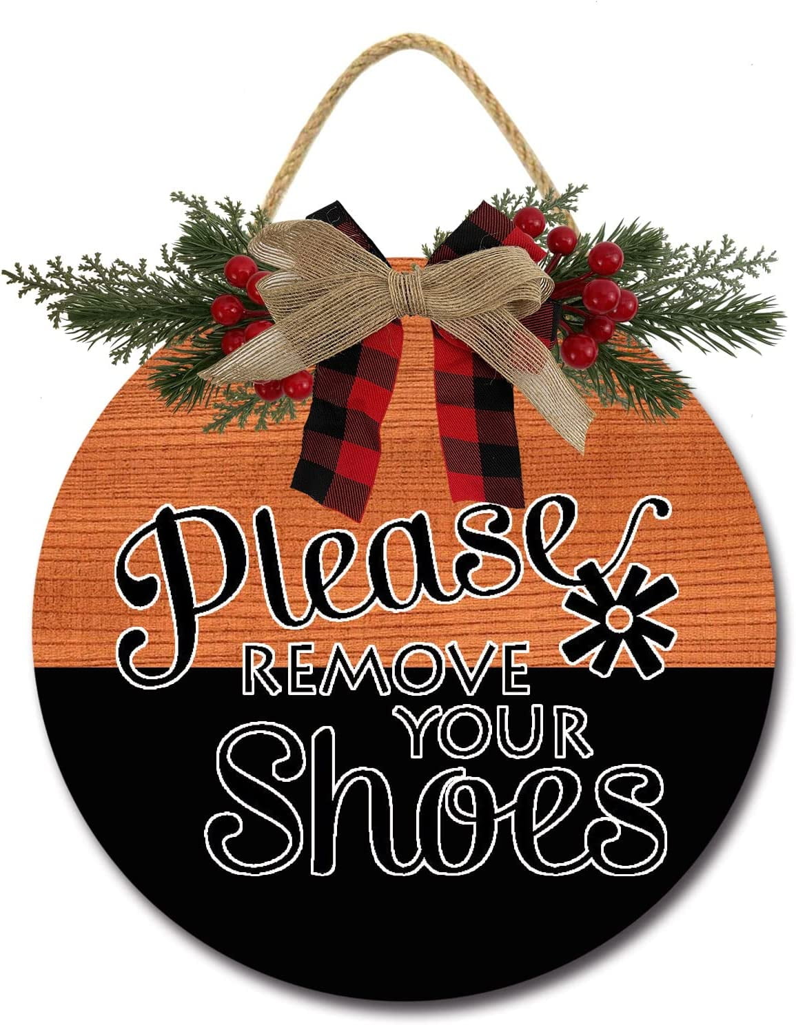 Eveokoki 12" Please Remove Your Shoes Thank You Sign, Remove Your Shoes ...