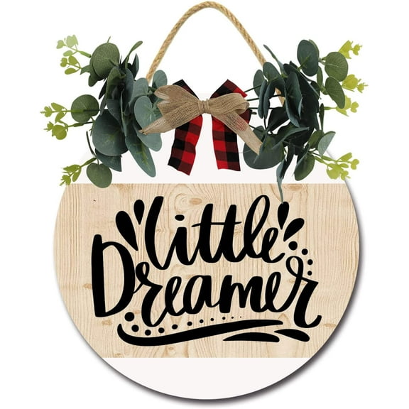 Eveokoki 11" Rustic Sign Hello 01 Sign Door Decor Wooden Front Door ...