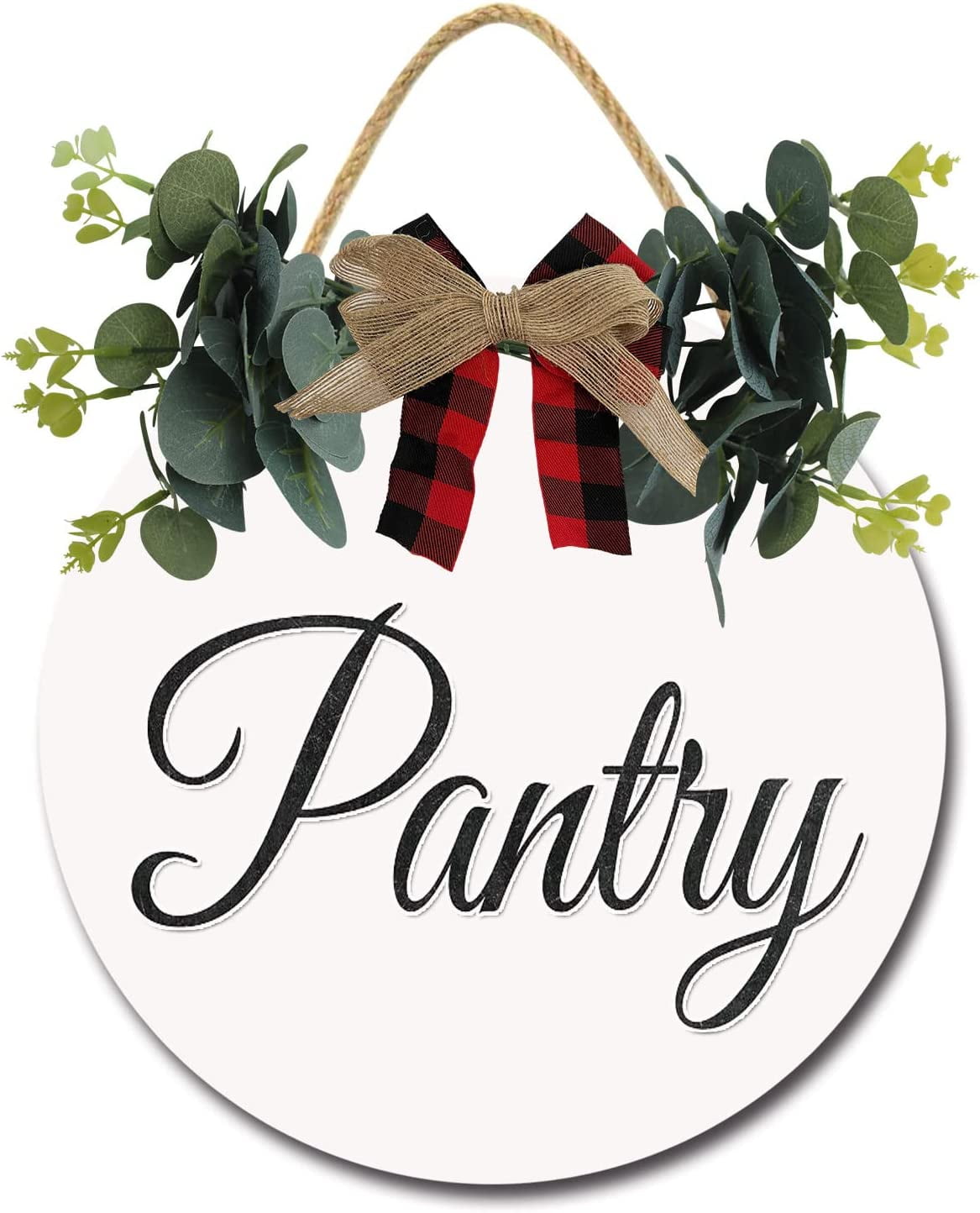 Eveokoki 12" Rustic Wooden Pantry Signs for Front Porch, Porch Decor ...