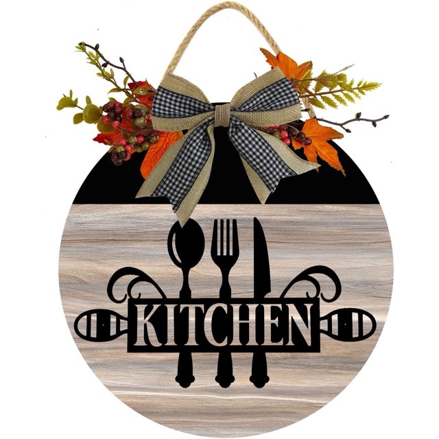 Eveokoki 12" Sign, Kitchen Sign,Rustic Wooden Kitchen Sign,Farmhouse ...