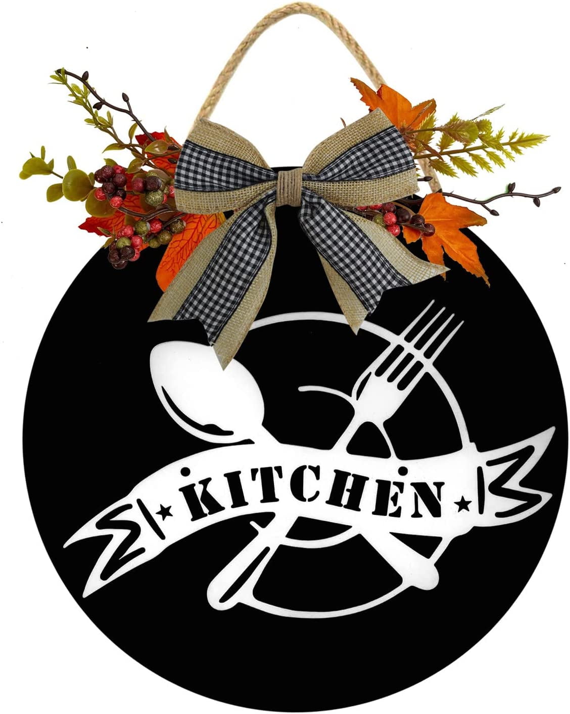 Eveokoki 12" Sign, Wood Kitchen Sign,The Heart of Home, Kitchen Signs ...