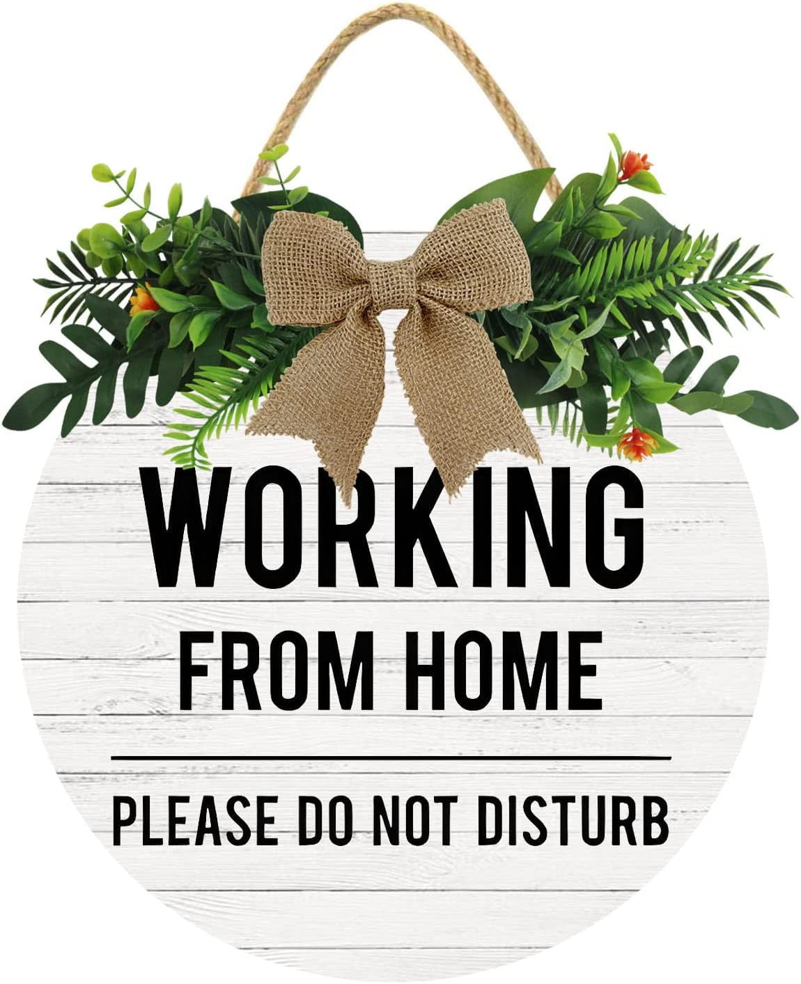 Eveokoki 12" Do Not Solicit Door Sign, Working From Home Please Do Not ...