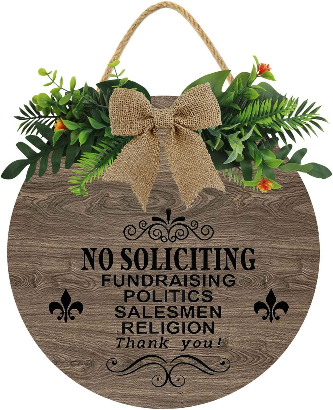 Eveokoki 12" No Soliciting Signs, No Soliciting Fundraising Politics ...