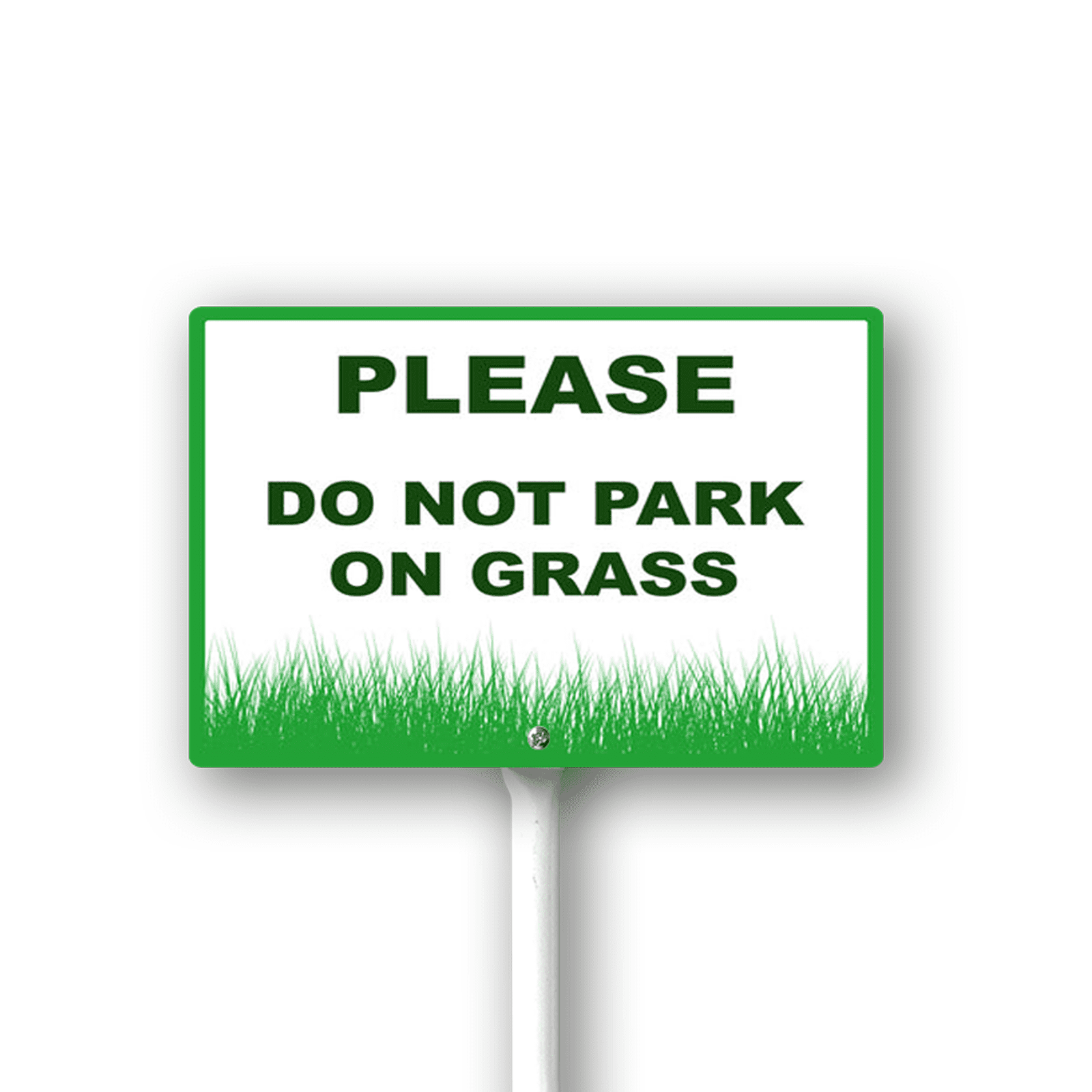 Eveokoki 12X8Inch Please Keep Vehicles Off Of Grass Aluminum Lawn Sign ...