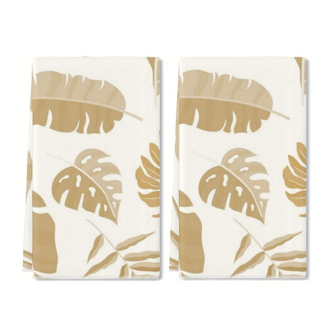 Eveokoki 2 Pcs Kitchen Towels 16 x 24 Inch Floral Dish Hand Towels ...