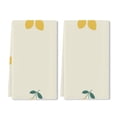 Eveokoki 2 Pcs Kitchen Towels Bohemianl Lemon Kitchen Dish Towels ...