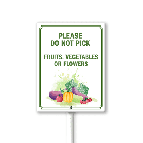 Eveokoki (4.6X6) IN Please Do Not Pick Fruits ,Vegetables Or Flowers ...