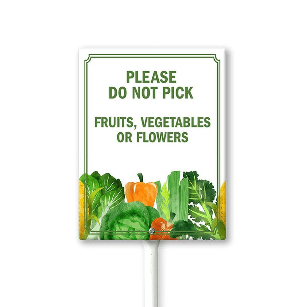 Eveokoki (4.6X6) IN Please Do Not Pick Fruits ,Vegetables Or Flowers ...