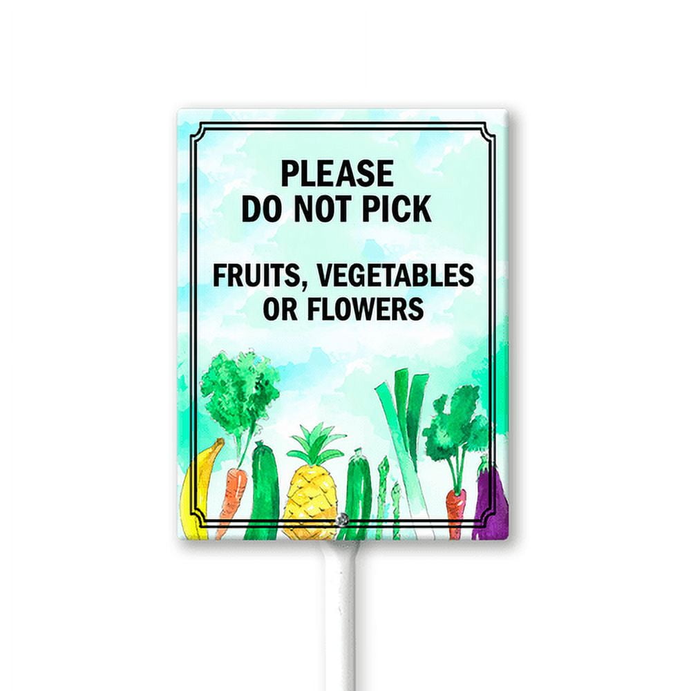 Eveokoki (4.6X6) IN Please Do Not Pick Fruits ,Vegetables Or Flowers ...