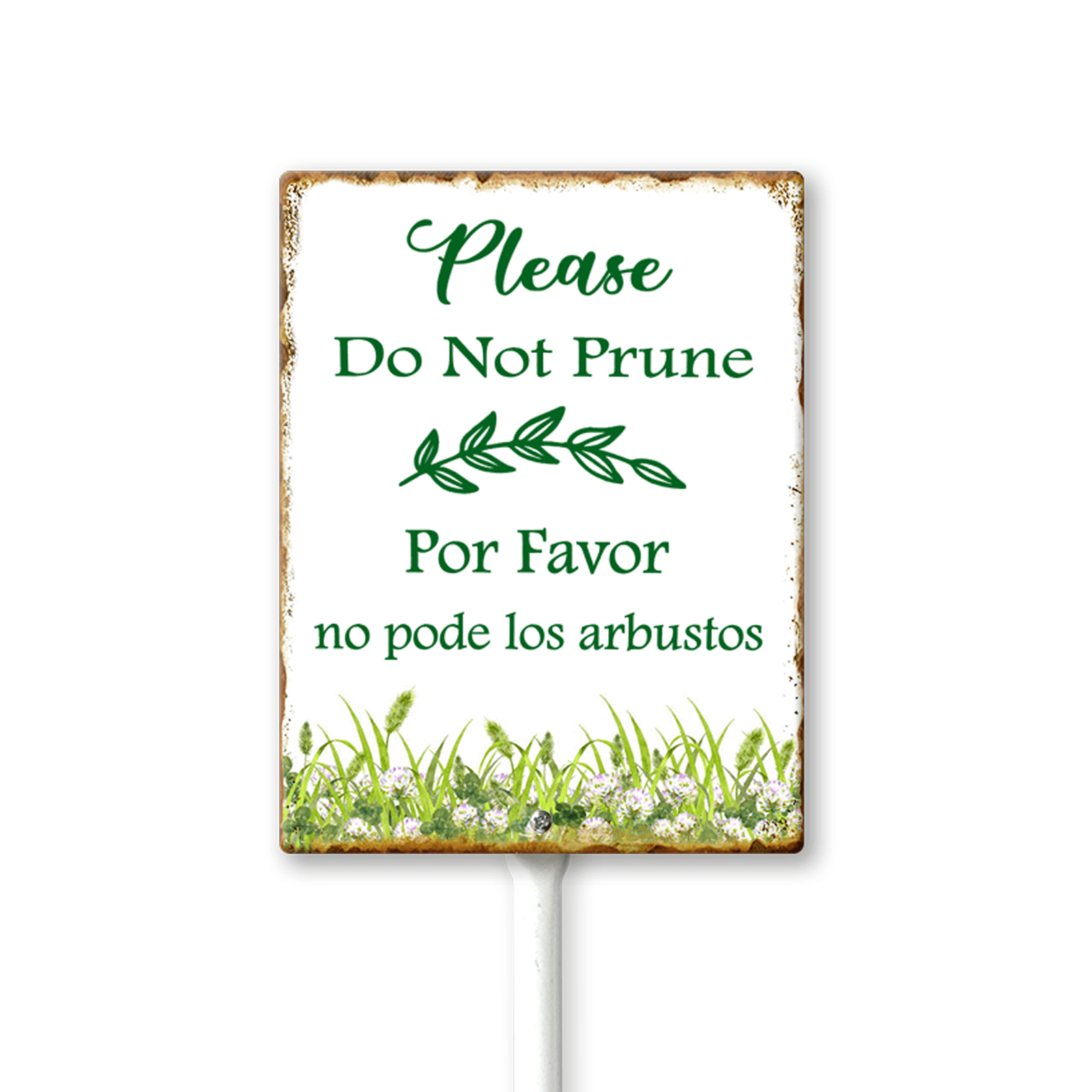 Eveokoki (4.6X6) IN Please Do Not Prune Yard Sign With Metal Stake Lawn ...