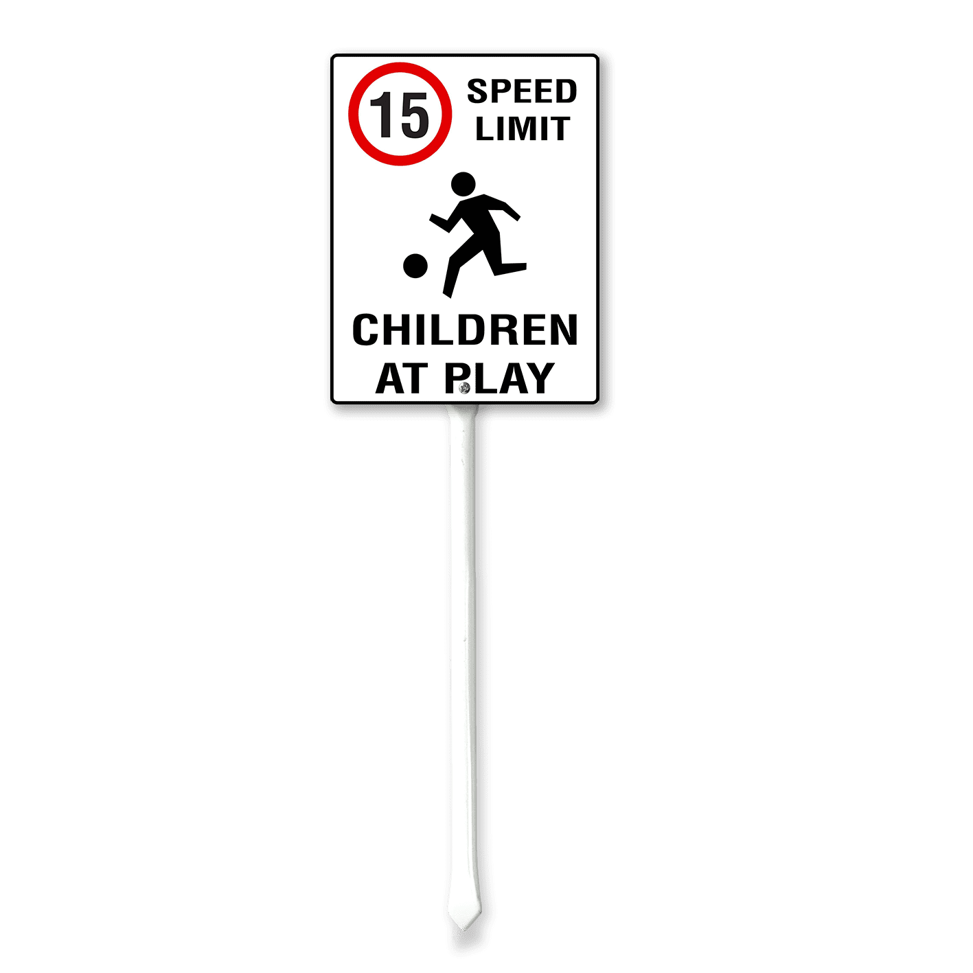 Eveokoki 8km Speed Limit Children At Play Safety Signs for Street with ...