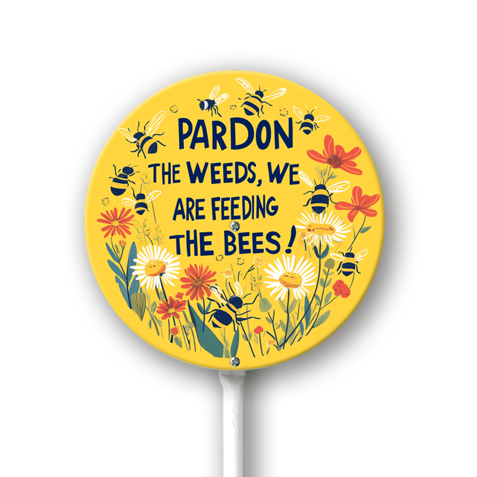 Eveokoki (9.2X9.2) IN Please Do Not Trim Yard Sign With Metal Stake ...