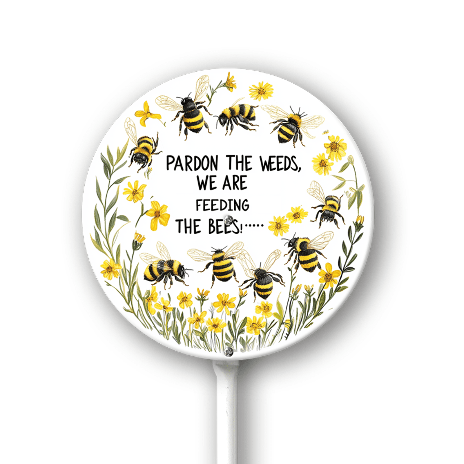 Eveokoki (9.2X9.2) IN Please Do Not Trim Yard Sign With Metal Stake ...