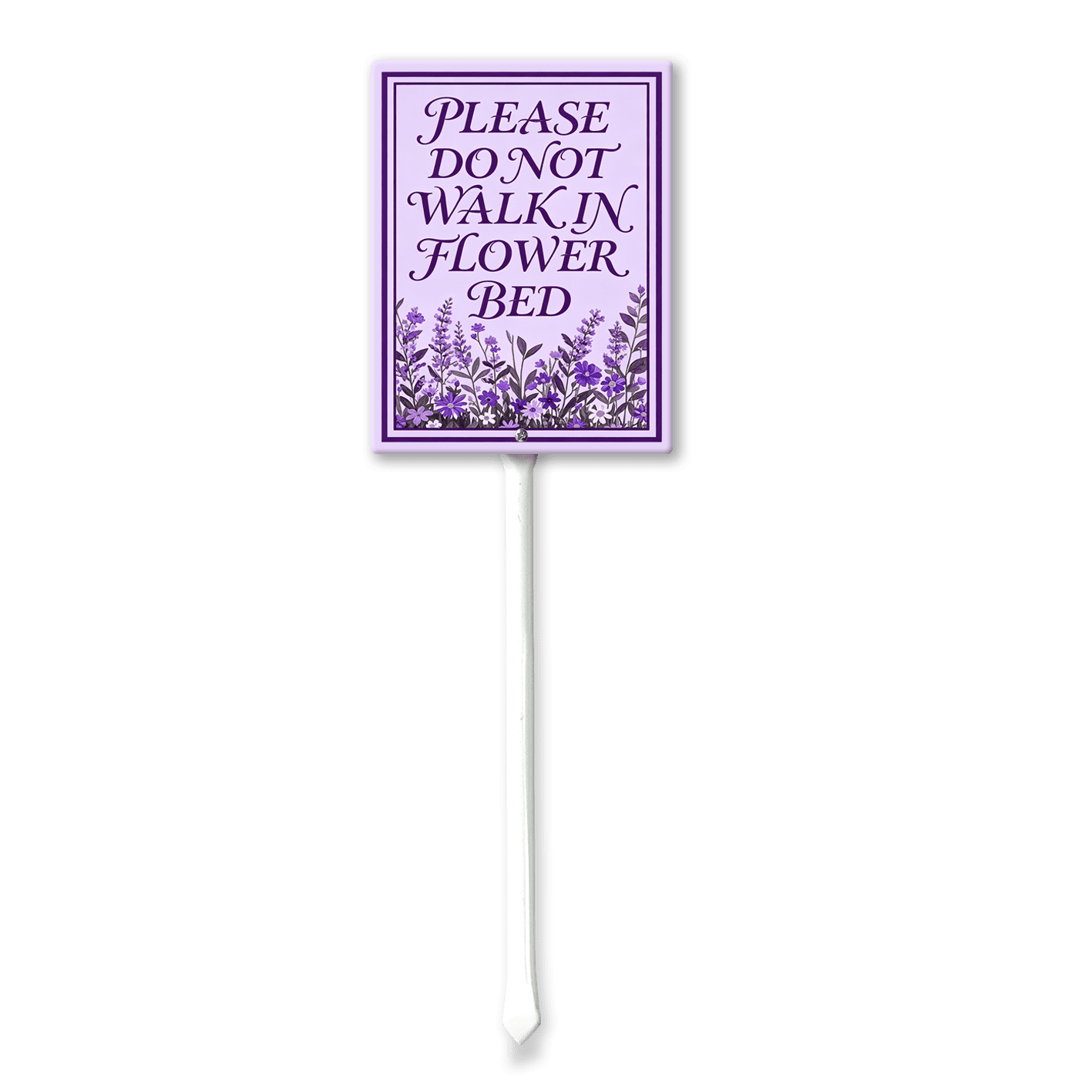 Eveokoki Aluminum Garden Stake Sign 4.6x6 Inch, Please Do Not Walk In ...
