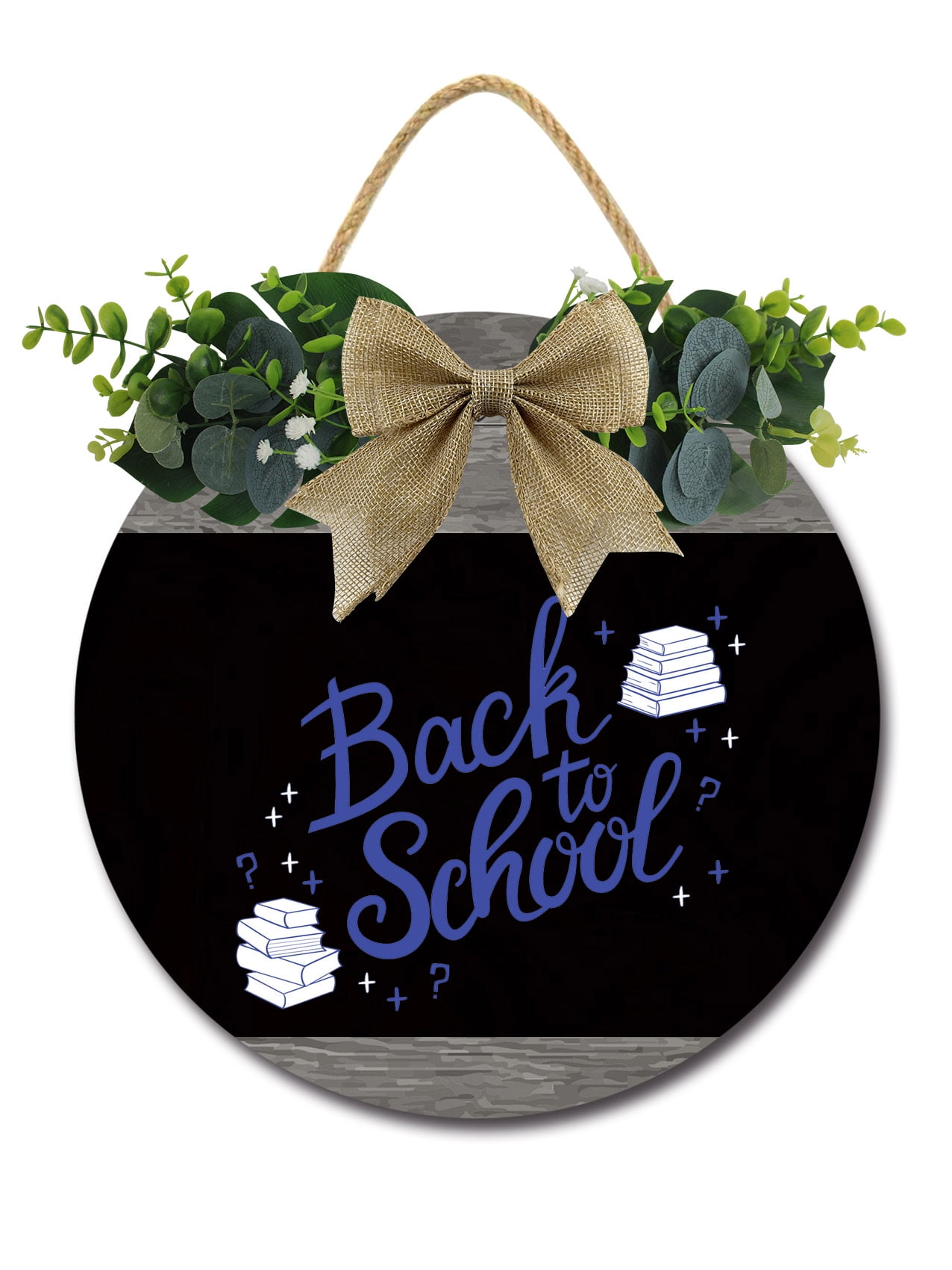 Eveokoki Back To School Door Sign Classroom Door Hanger Back to School ...