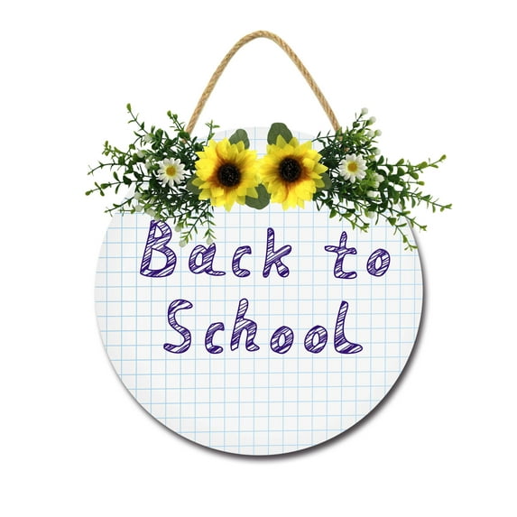 Eveokoki Back To School Door Sign Classroom Door Hanger Back to School ...