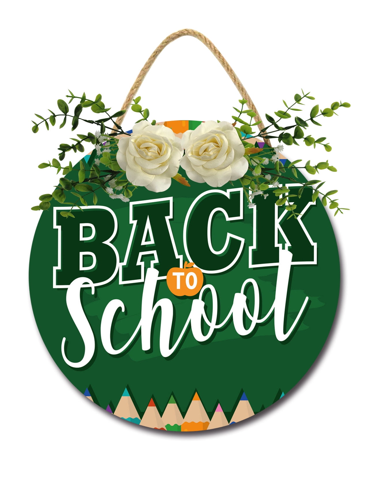 Eveokoki Back To School Door Sign Classroom Door Hanger Back to School ...