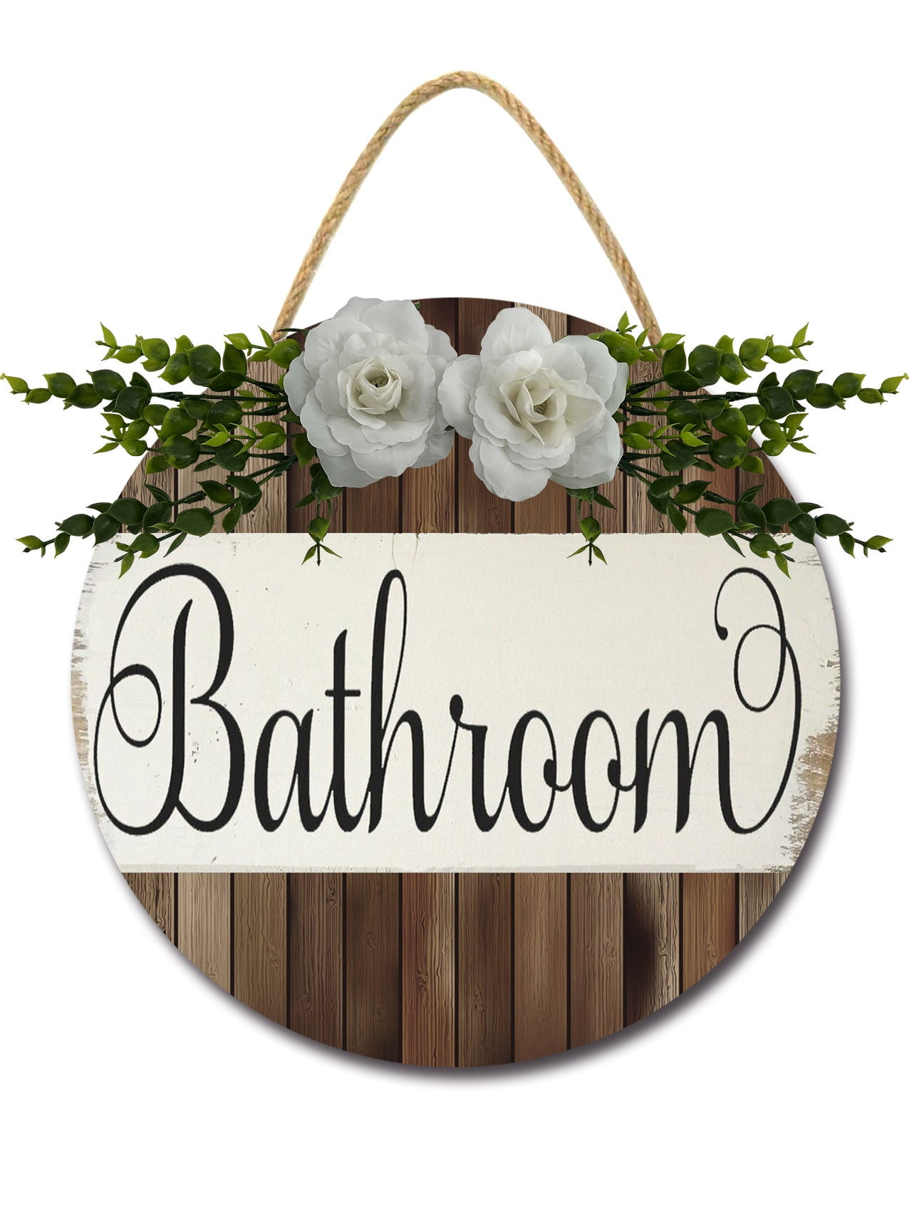 Eveokoki Bathroom Signs for Bathroom Decor- Modern Farmhouse Bathroom ...