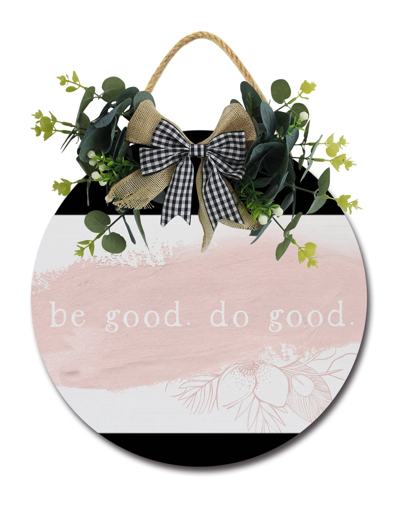 Eveokoki Be Good Do Good Sign Farmhouse Wood Sign Front Porch Decor ...