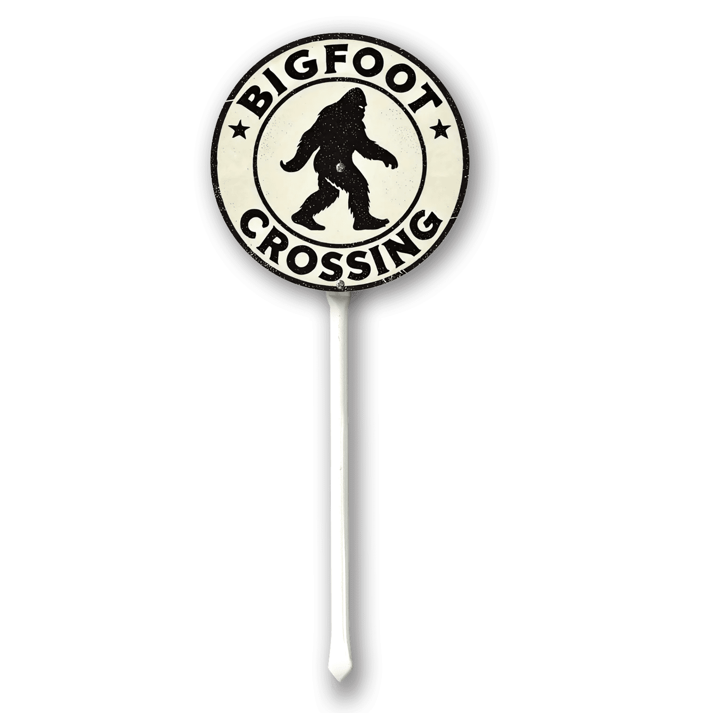 Eveokoki Bigfoot Crossing Sign With Stake For Neighborhoods Yard Farm ...