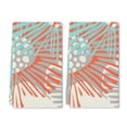 Eveokoki Bold Daisy Flowers And Dotted Doodle Texture Kitchen Dish ...