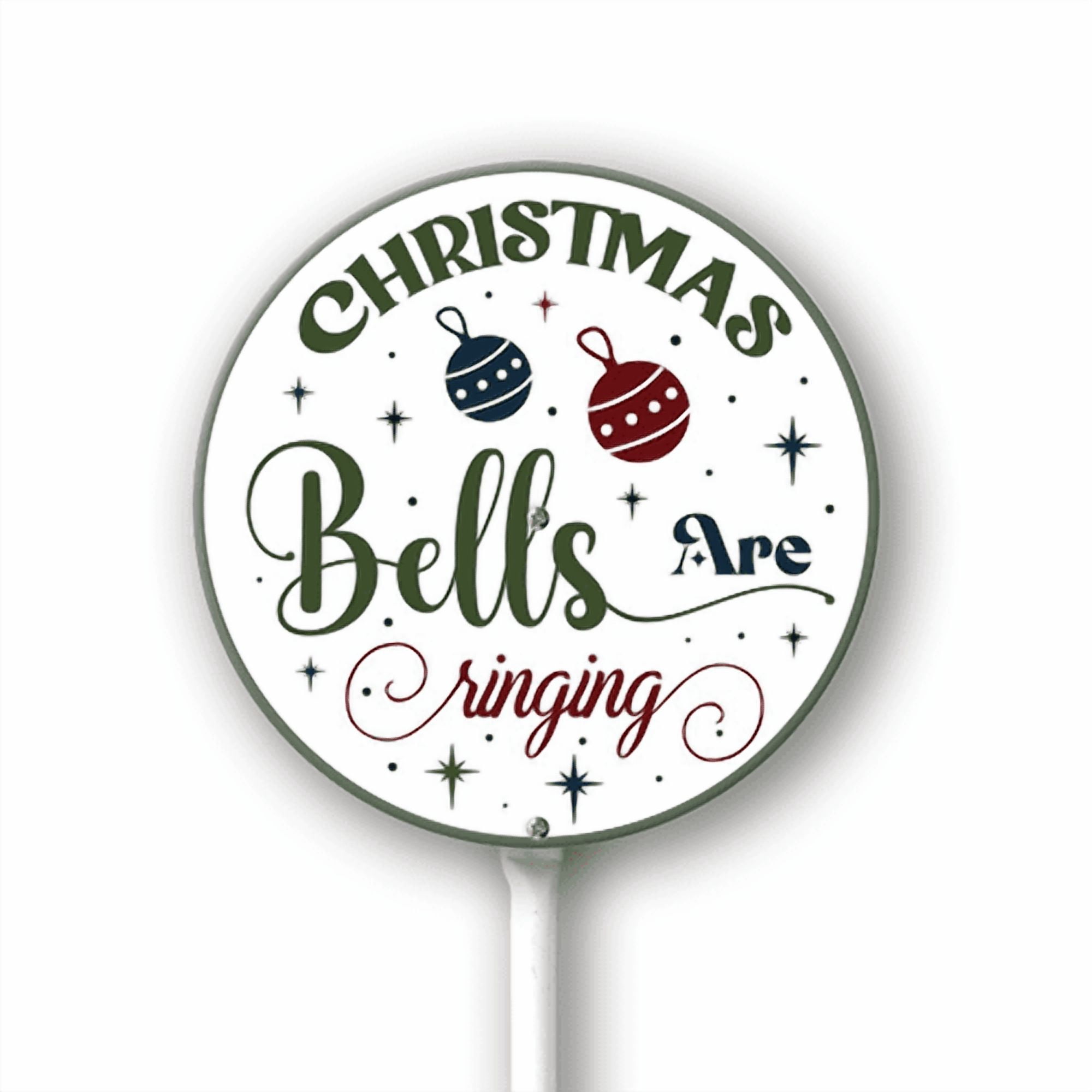 Eveokoki Christmas Decorations Outdoor Yard Sign Christmas Bells Are ...