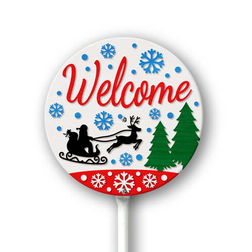 Eveokoki Christmas Decorations Outdoor Yard Signs - Christmas Welcome ...