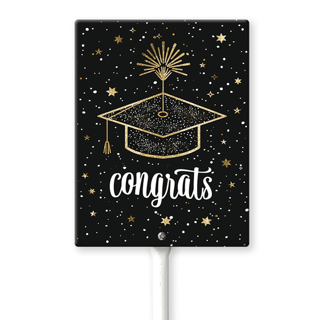 Eveokoki Congrats Decorative Signage, 8x12 Inch Aluminum Graduation ...