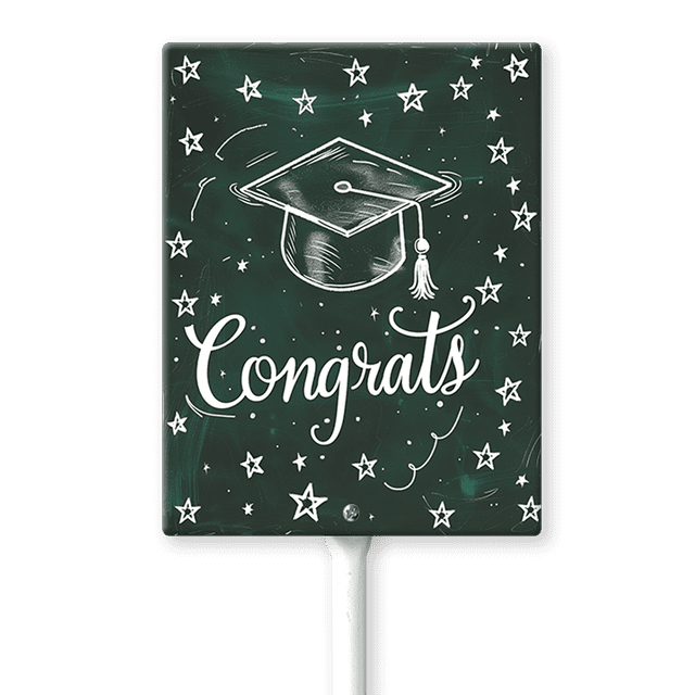 Eveokoki Congrats Decorative Signage, 8x12 Inch Aluminum Graduation ...