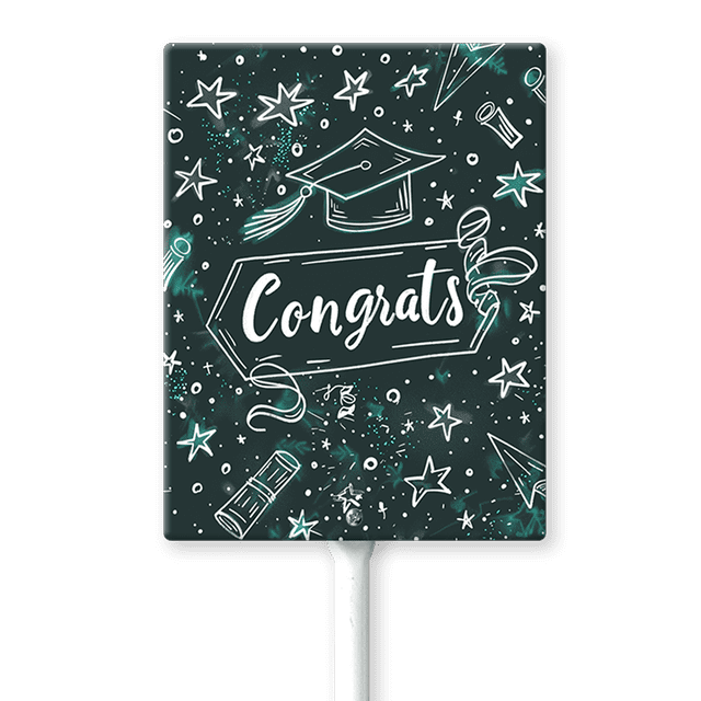 Eveokoki Congrats Decorative Signage, 8x12 Inch Aluminum Graduation ...
