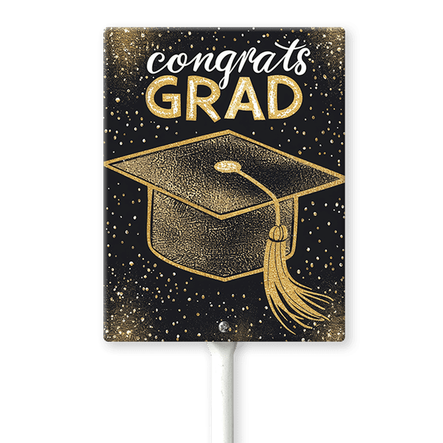 Eveokoki Congrats Grad Decorative Signage, 4.6x6 Inch Aluminum ...