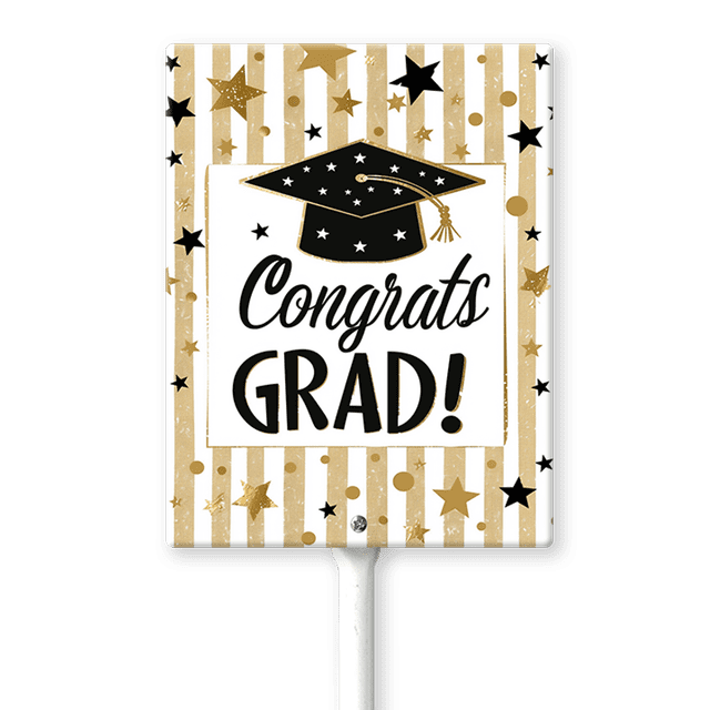 Eveokoki Congrats Grad Decorative Signage, 4.6x6 Inch Aluminum ...