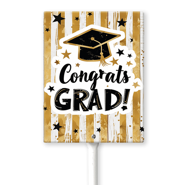 Eveokoki Congrats Grad Decorative Signage, 4.6x6 Inch Aluminum ...