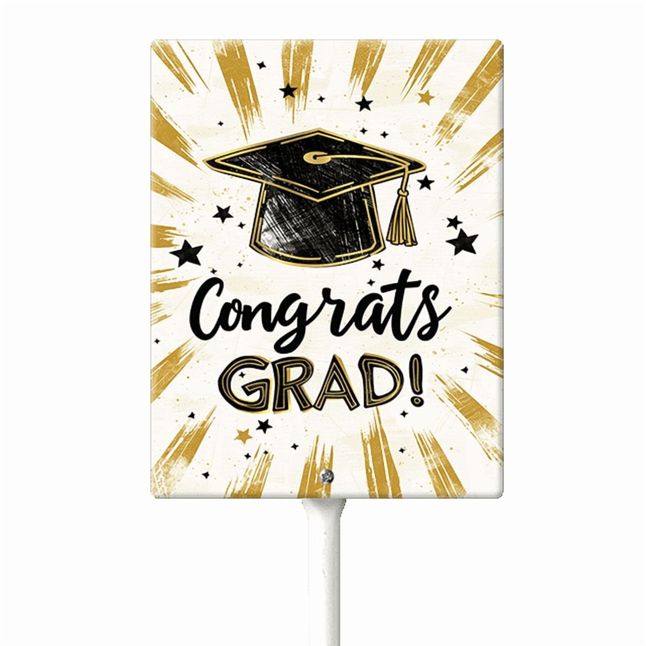Eveokoki Congrats Grad Decorative Signage, 7x8.8 Inch Aluminum ...