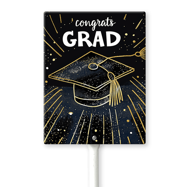Eveokoki Congrats Grad Decorative Signage, 8x12 Inch Aluminum ...