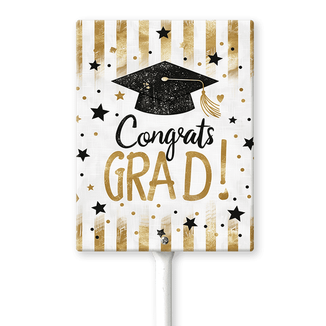 Eveokoki Congrats Grad Decorative Signage, 8x12 Inch Aluminum ...