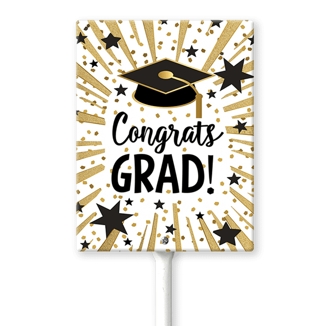 Eveokoki Congrats Grad Decorative Signage, 8x12 Inch Aluminum ...